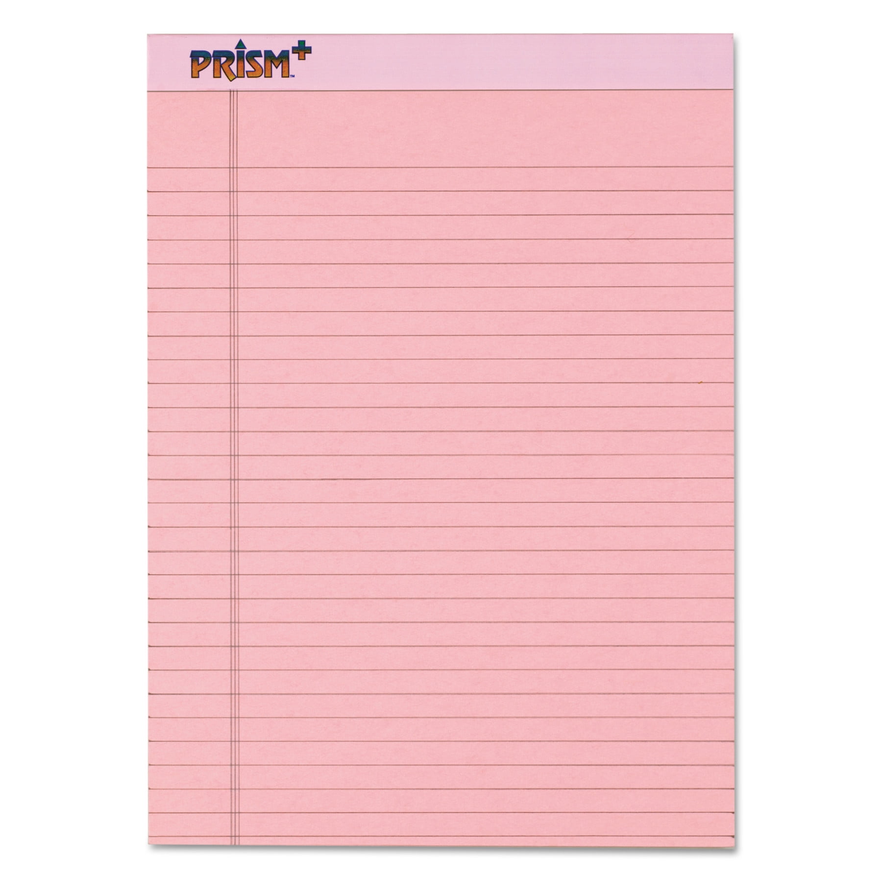 TOPS Prism Plus Colored Pads, Legal Rule, Letter,50-Sheet Pads, 12 Per ...