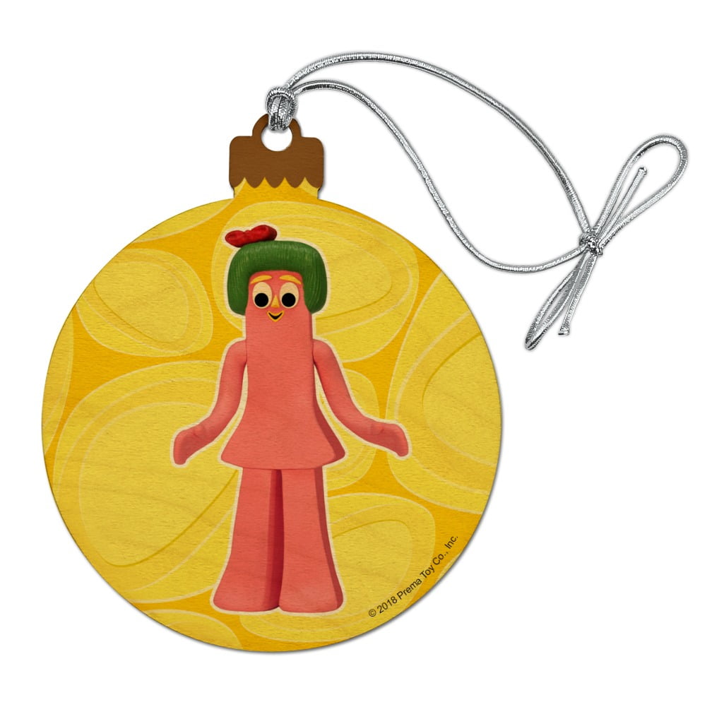 Minga Gumby's Little Sister Clay Art Wood Christmas Tree Holiday ...