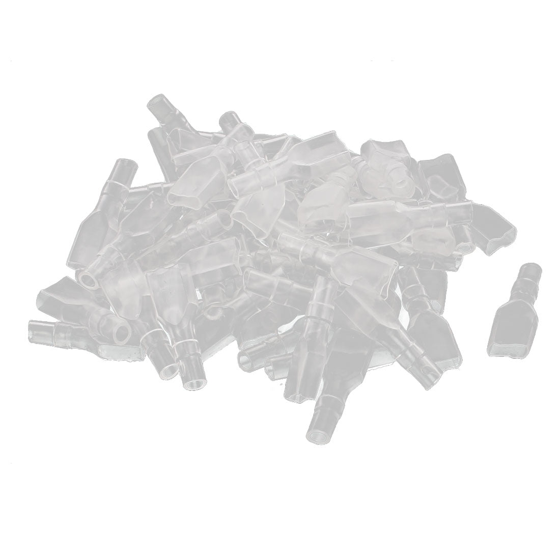 6.3mm Female Spade Wire Terminal Connector Insulated Cap Sleeve Cover ...