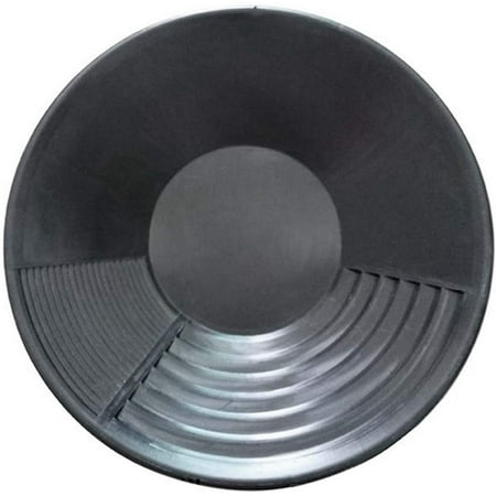 Gold Panning Kit, 15inch Black Plastic Gold Pan for Sand Gold Manual ...
