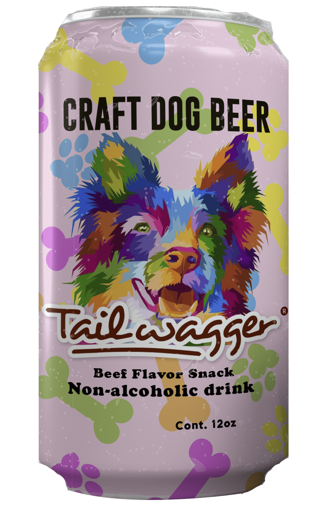 4-Pack, 12 oz Beefy Brown Ale Dog "Beer" (Non-Alcoholic) - Walmart.com