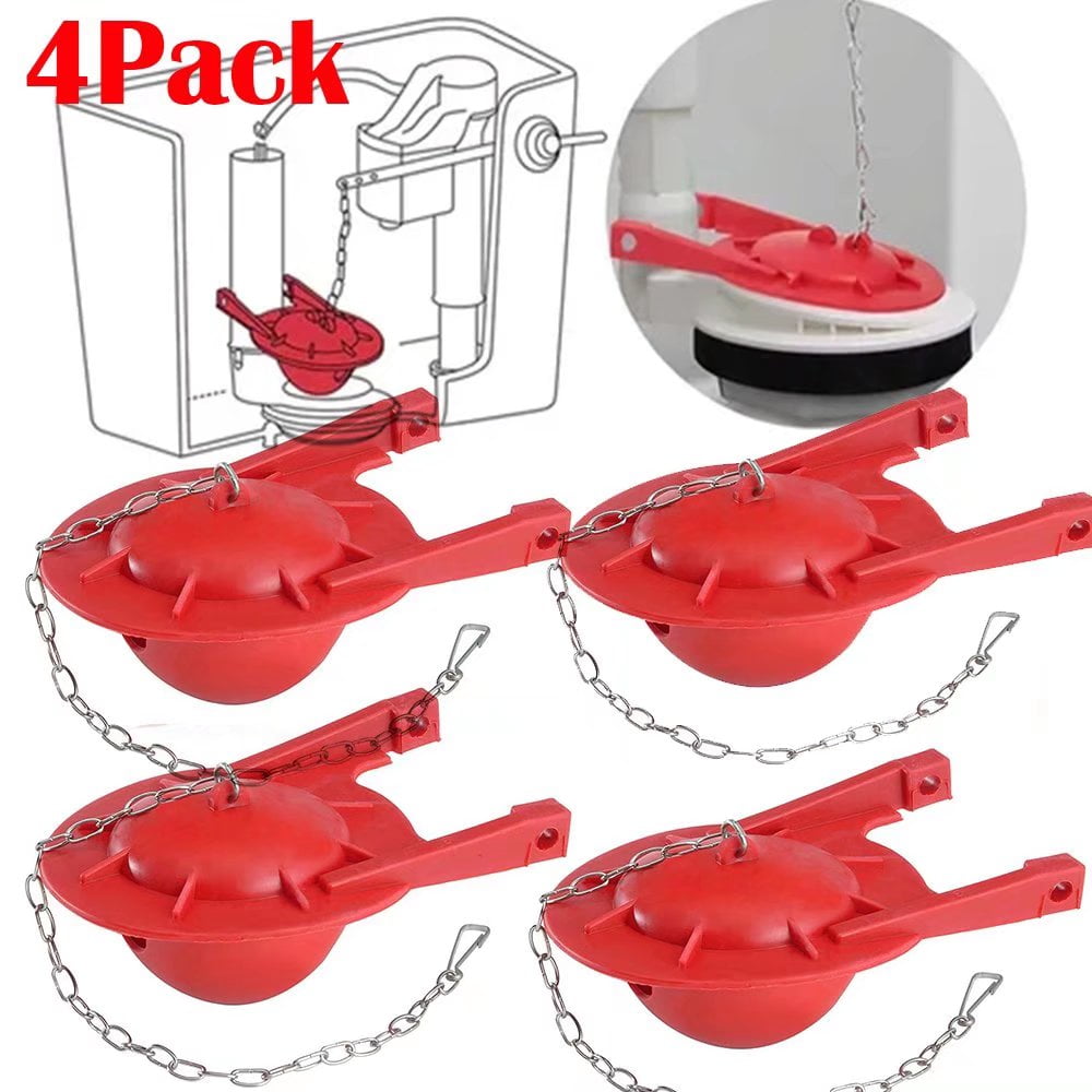 4Pack Universal Repair Drain Valve Flap Cover Toilet Flapper Cover ...