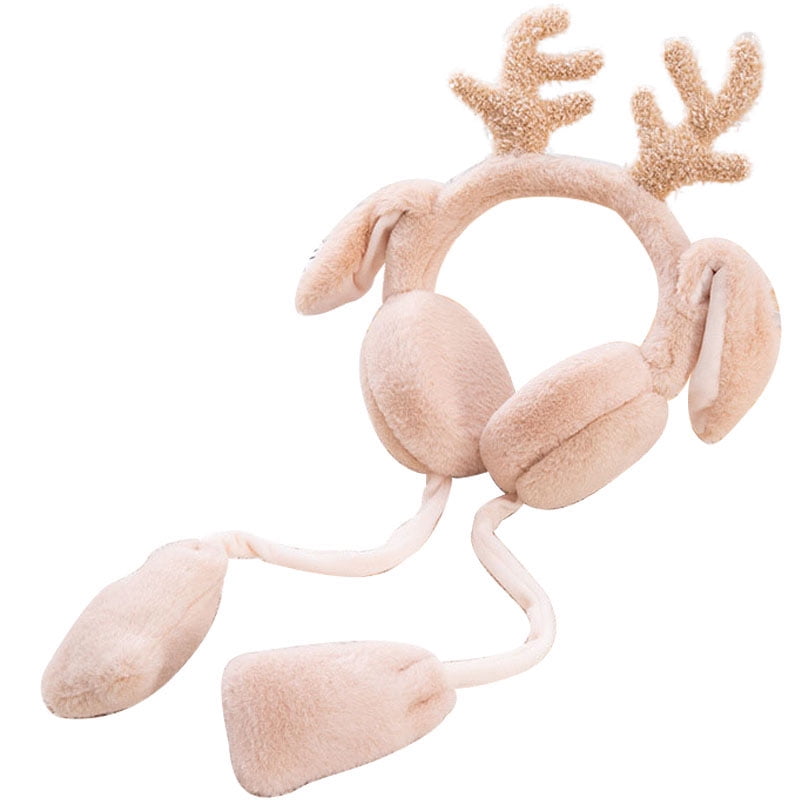 Click here for Nobrand Winter Earmuff Elk Antlers Adjustable Ear... prices