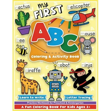 Preschool Workbook: My First Big ABC Book Vol.4: Preschool Homeschool ...