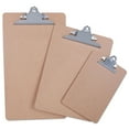 Universal Hardboard Clipboard, 3/4" Capacity, Holds 5w X 8h, Brown ...