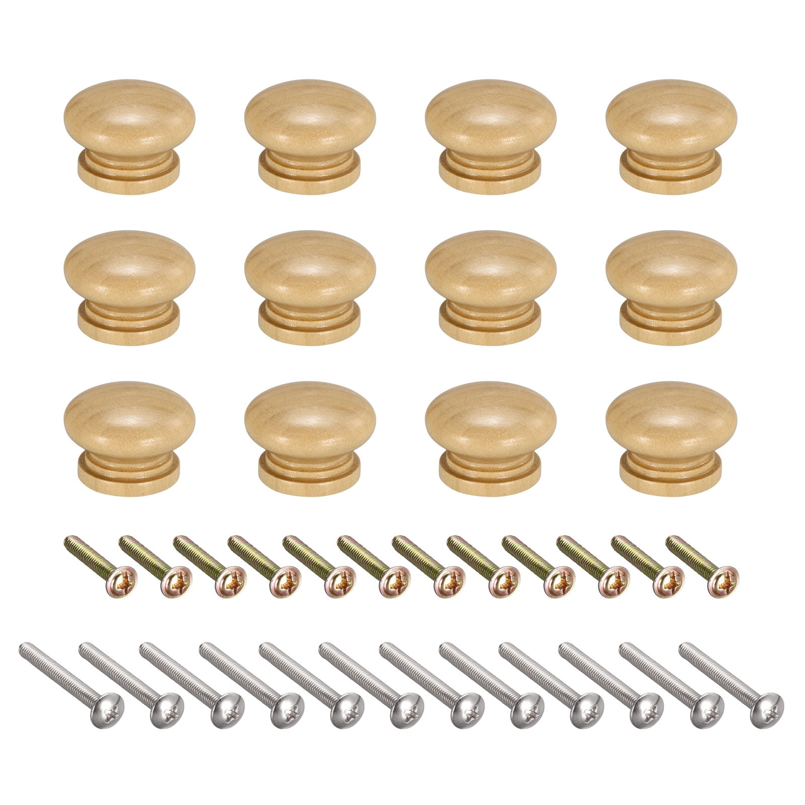 Click here for Unique Bargains Round Wood Knobs  33x23mm Pull Han... prices