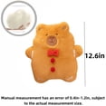 Christmas Plush Doll Cute Capybara Gingerbread Man Doll Pillow Soft ...