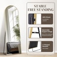 Lumora 56"x21.2" Arched Full-Length Mirror Free-standing Floor Mirror ...