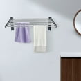 TFCFL Laundry Clothes Drying Rack Wall Mounted Foldable Towel Rack ...