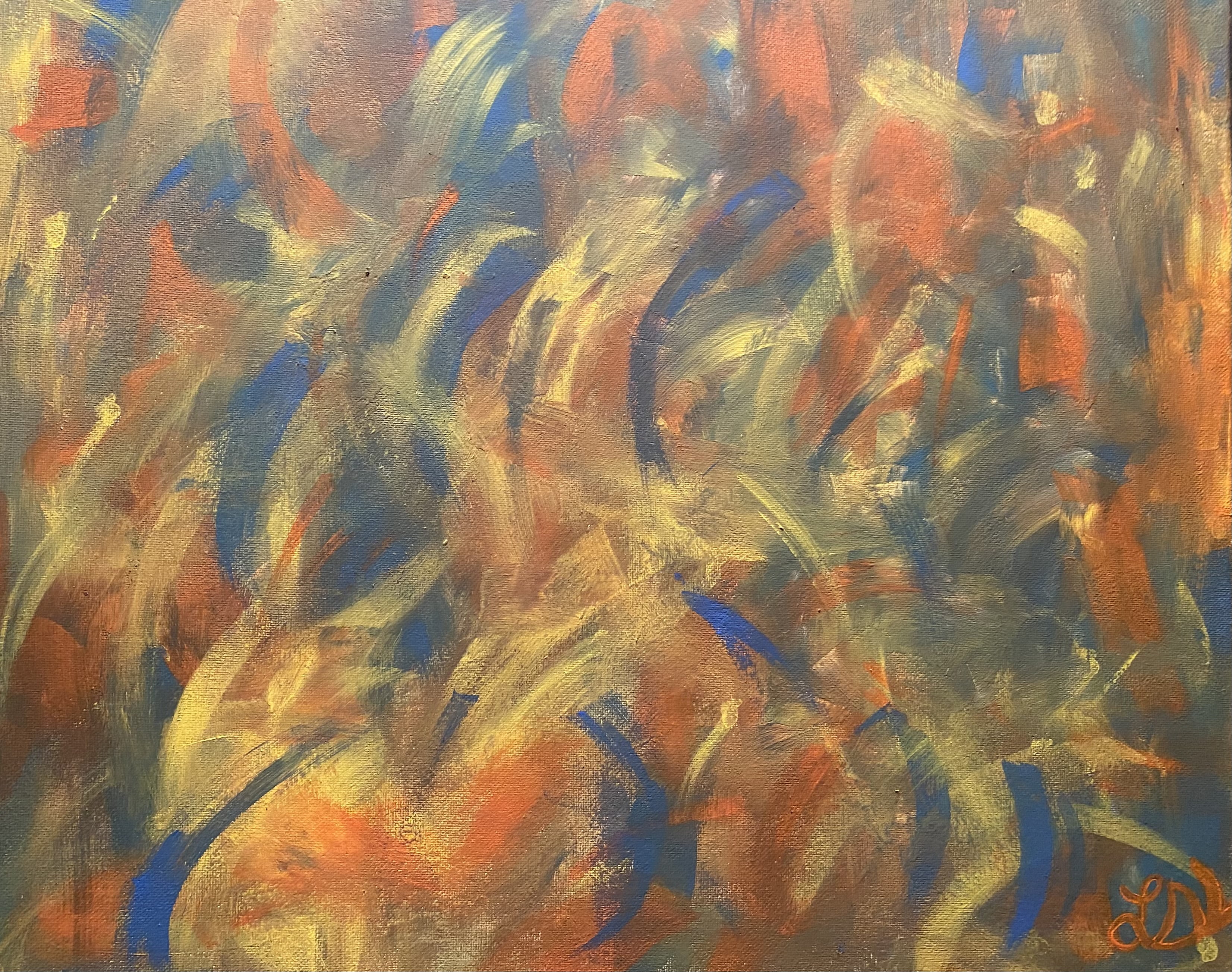 Abstract Hope Acrylic Painting - Walmart.com