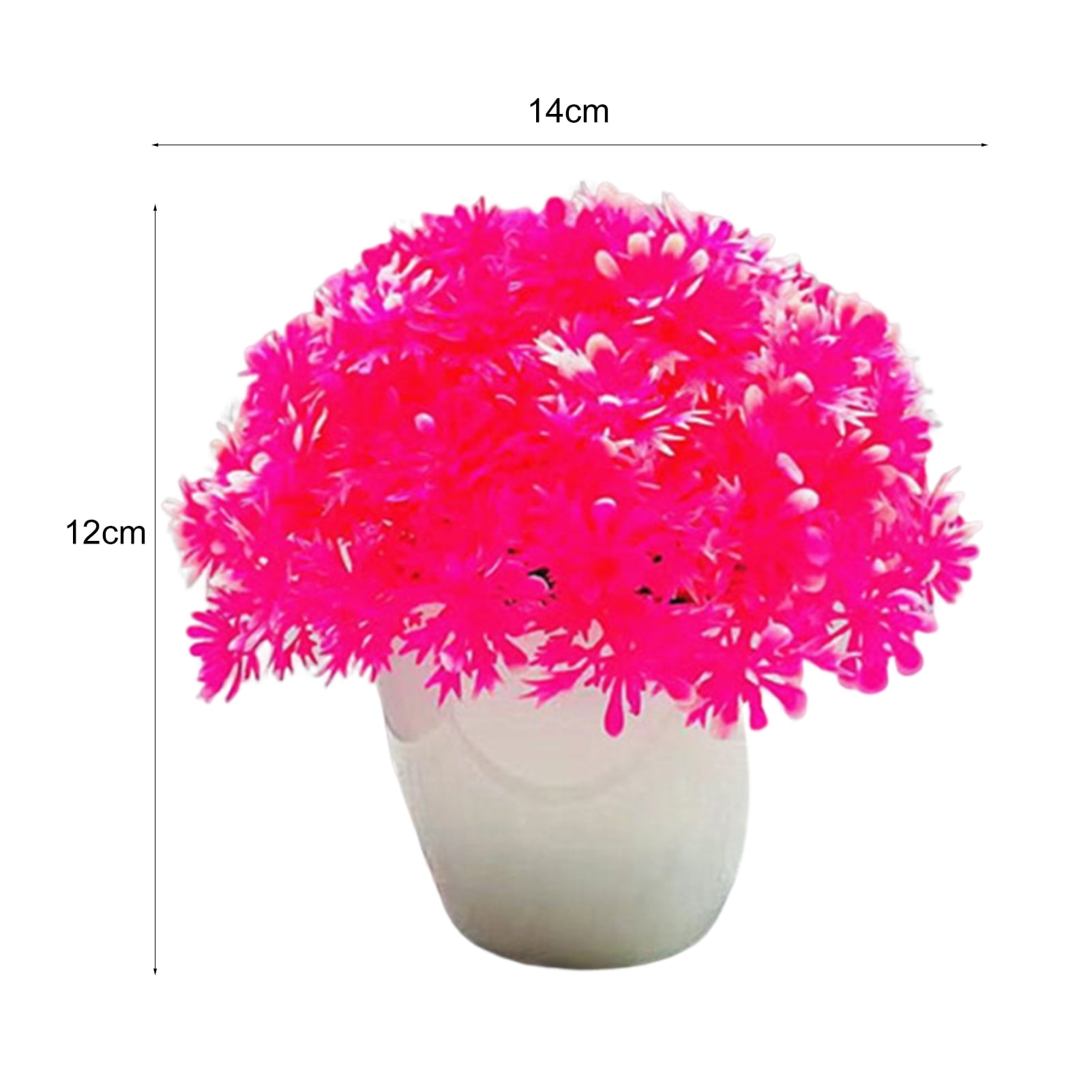 Ayyufe Plastic Flower Bonsai Decorative Chic Beautiful Garden Balcony ...