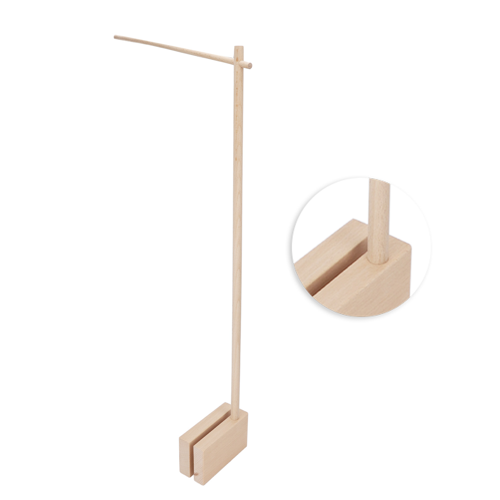 Mgaxyff Mobile Arm Beech Wood Odorless Easy Assembly DIY Mobile Bracket ...