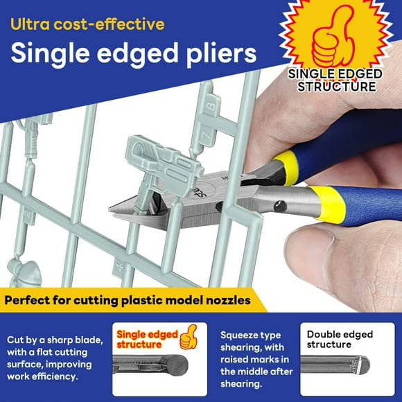 Plastic Model Nippers for Hobbyists and DIY Home Improvement Tools