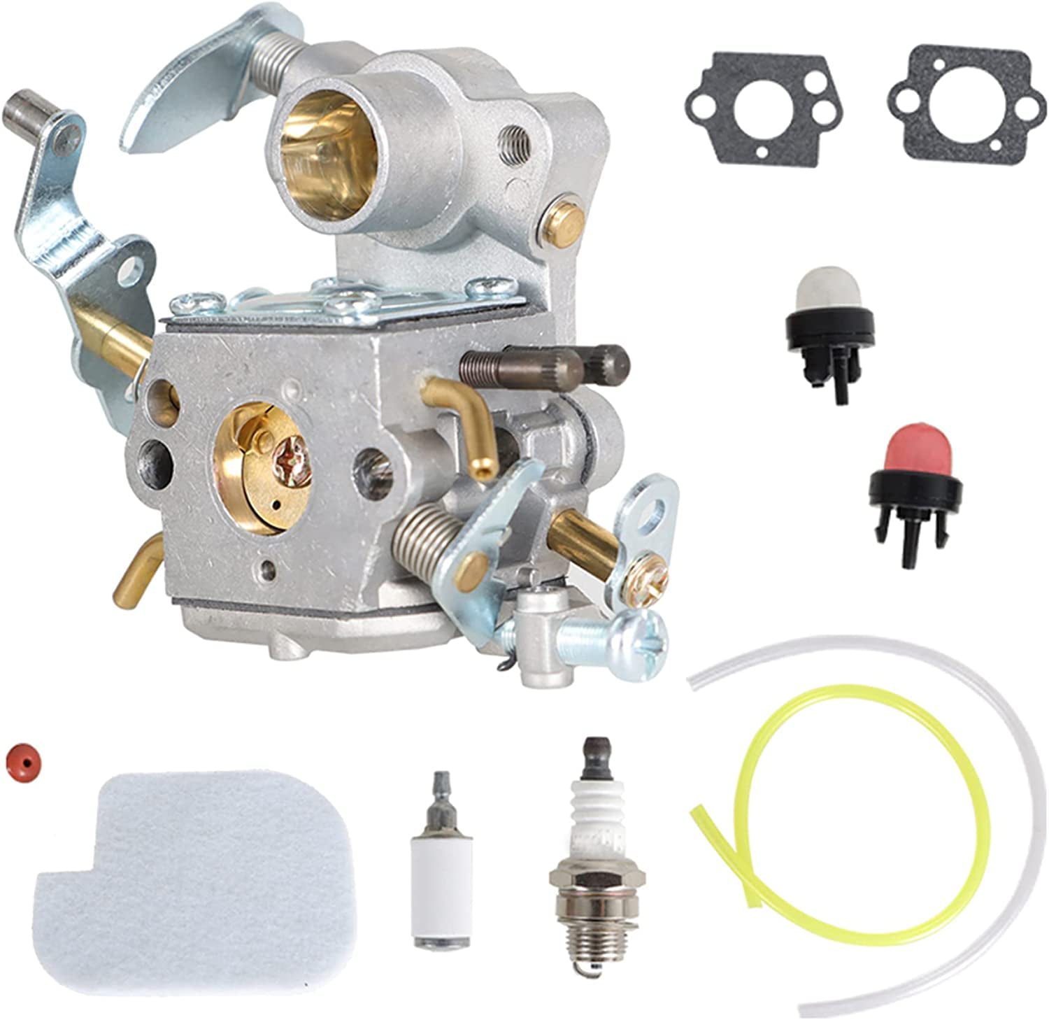 waltyotur P3816 Carburetor C1M-W26 Replacement for Poulan P3314 P3416 ...
