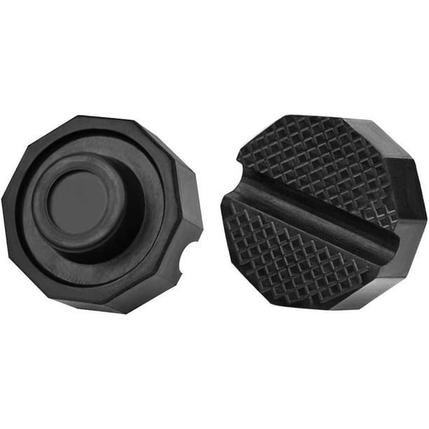 2 Pieces Universal Polyanjular Rubber Jack Pad, Rubber Buffer Block ...