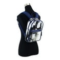 Eastsport Unisex Clear Mini Dome Backpack, Black Trim - Walmart.com
