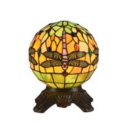 Chloe Lighting Amor Tiffany-Style 2-Light Victorian Table Lamp with 16 ...