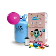 Balloon Time 9.5in Helium Tank Kit - Includes 30 Assorted Latex ...