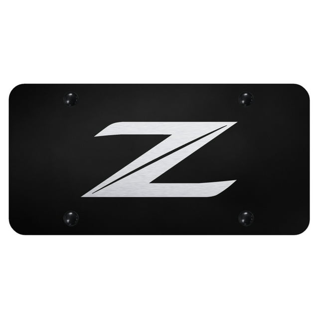Nissan Z Laser Etched New Logo License Plate (Black) - Walmart.com