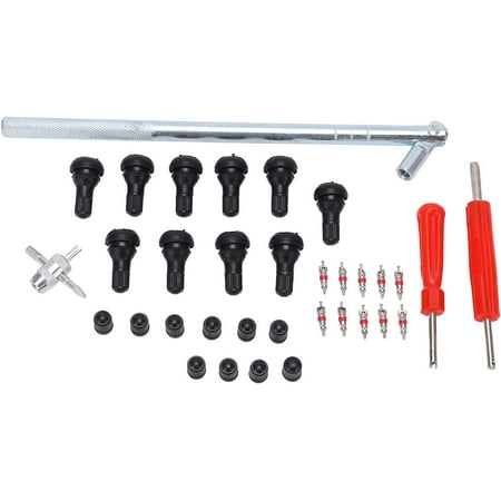 Car Tyre Valve Stem Puller,34 Pieces Valve Stem Puller Tool Valve Core ...