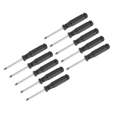 Mini Slotted Screwdriver, 3.0mm Flat Head with Clear Handle for Small ...