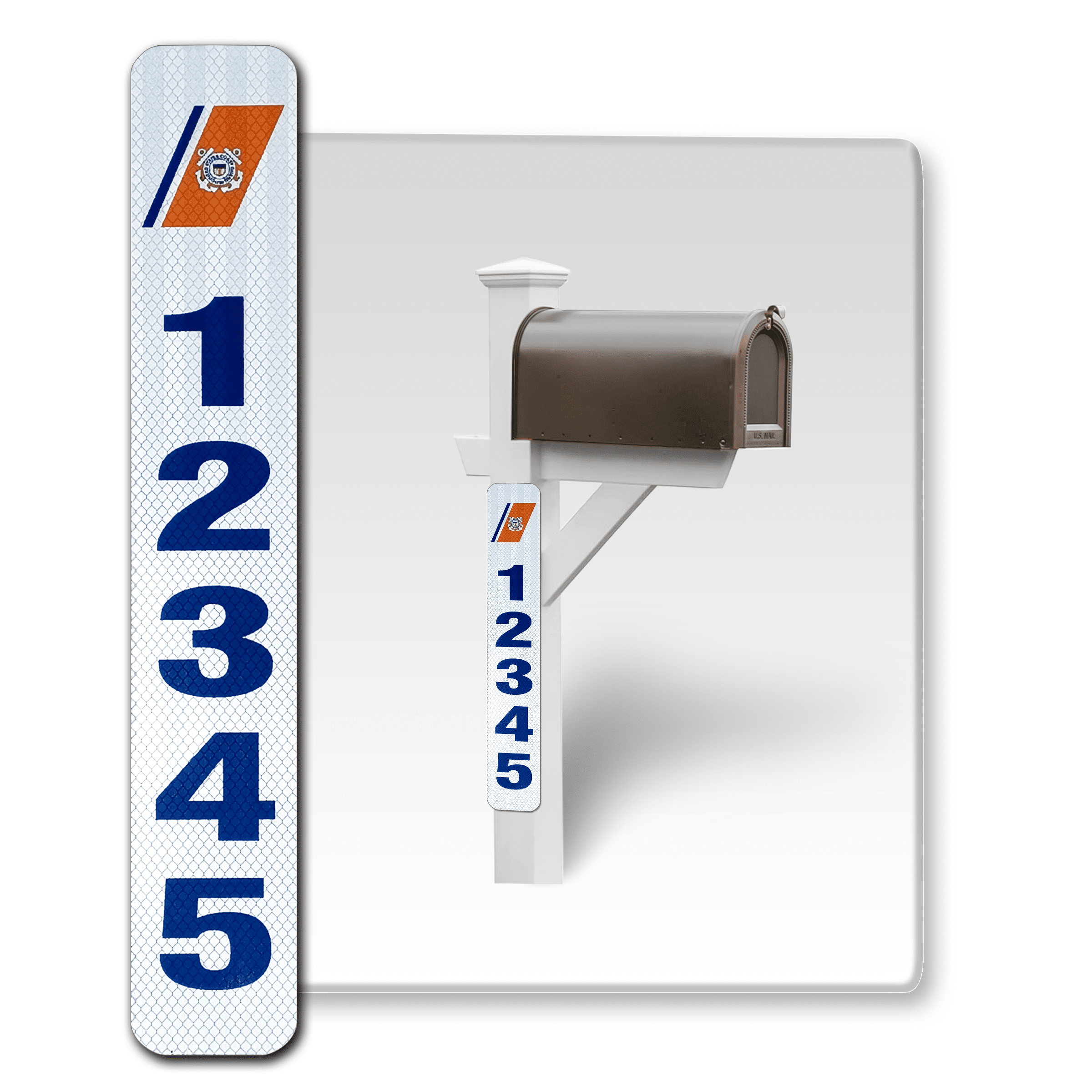 Customized Mailbox Address Numbers Stickers for Outside, 911 Emergency ...