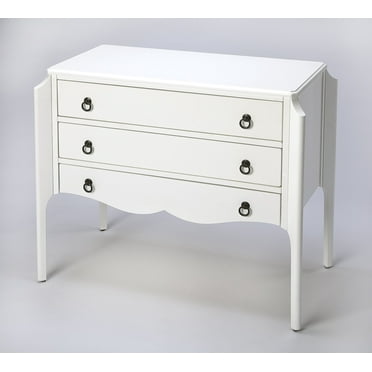 Butler Francine Brushed Pewter Painted Bombe Chest - Walmart.com
