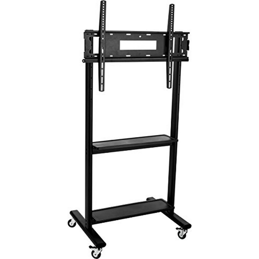 Displays2go TVJT321G1 TV Stand with Wheels for 32-Inch to 80-Inch Flat ...