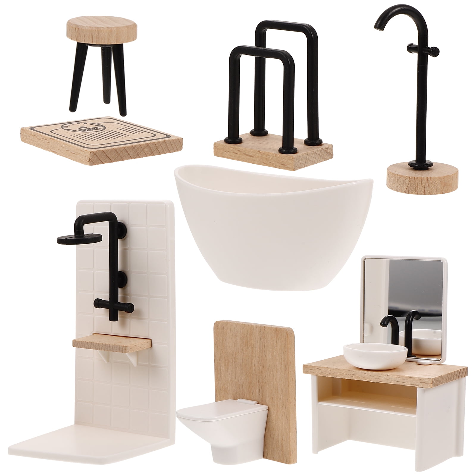 Click here for Shisuyan 1 Set Of Dollhouse Miniature Bathroom Acc... prices