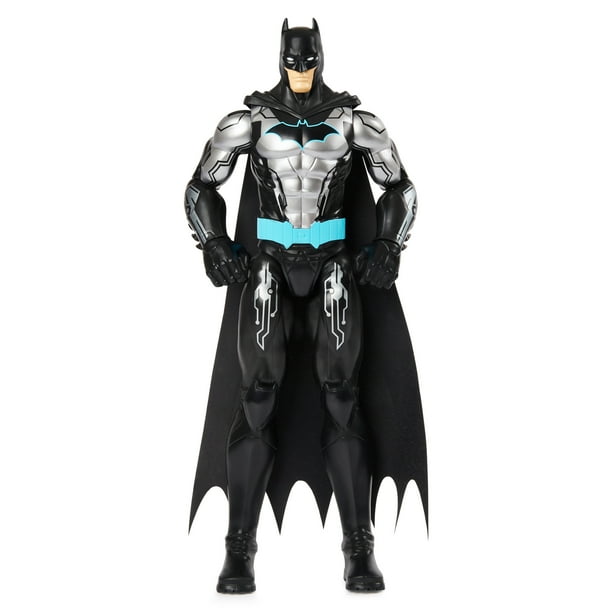 Batman 12-inch Bat-Tech Action Figure (Black/Blue Suit), Kids Toys for ...