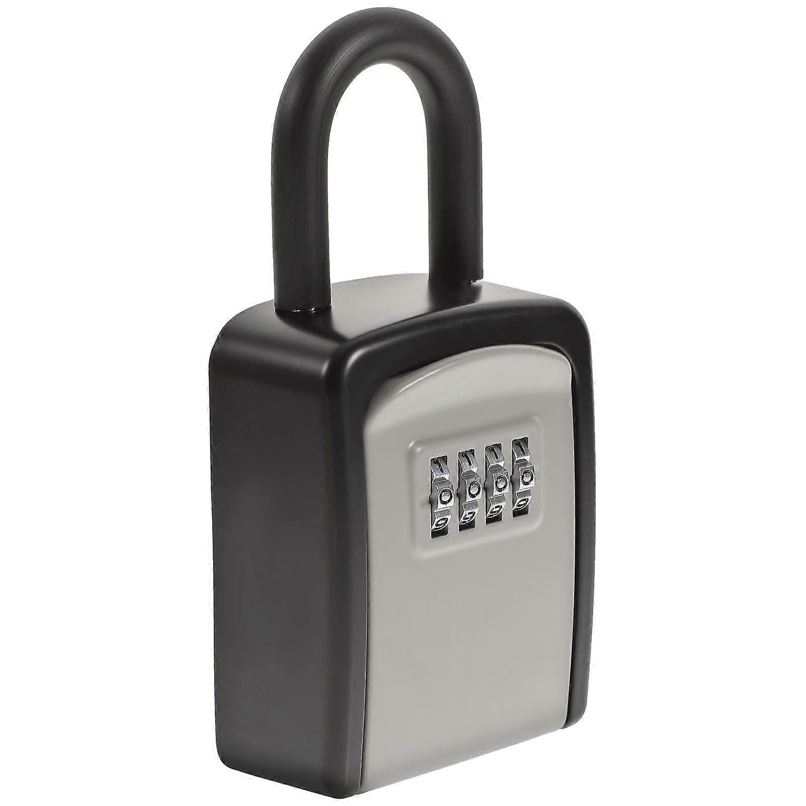 Portable Lock Box Wall Mounted Key Lock Box Resettable Code Security ...