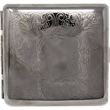 Victorian Scroll Metal-Plated Cigarette Case (Full Pack - 120s Size ...