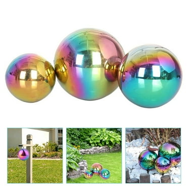 Gazing Ball, Mosaic Glass Gazing Balls Sphere,Colorful Glass Gazing ...