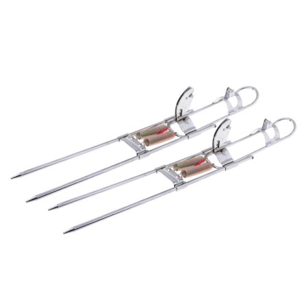 2x Updated Automatic Adjustable Bracket Double Spring Fishing Rod ...