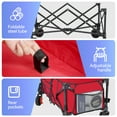 Vecukty Collapsible Mini Wagon for Camping, Shopping, Beach, Garden ...