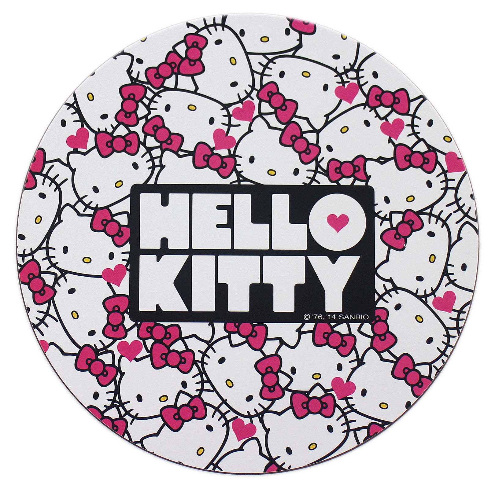 Hello Kitty Pink Bow Oversized Coaster For Bowls and Pitchers - Walmart.com