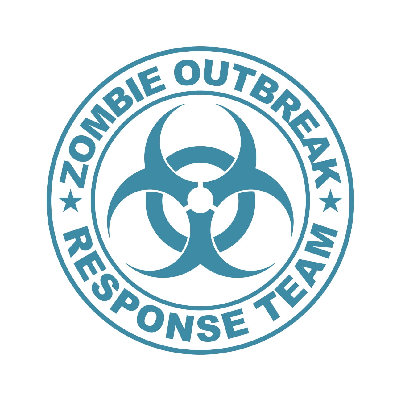 Zombie Outbreak Response Team Sticker Decal Die Cut - Self Adhesive ...
