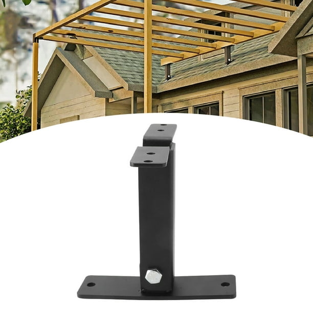 Pergola Roof Riser Beam Bracket, Adjustable Patio Roof Bracket Stable ...