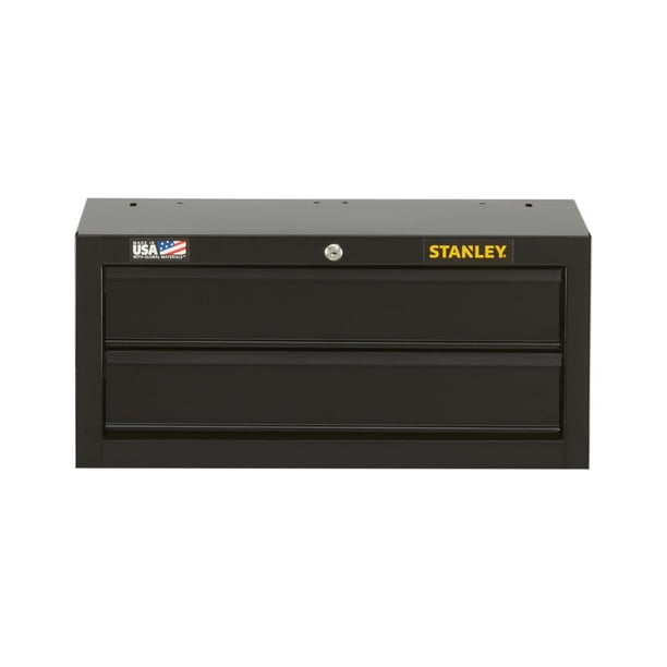 STANLEY Stst22621Bk 26 In. W 100 Series 2-Drawer Middle Tool Chest ...