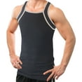 Different Touch 2 Pack Contrast Color G-Unit Tank Tops Muscle Rib Men ...