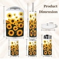 Bathroom Accessory Set 6 Piece with Sunflowers line Summer Toothbrush ...