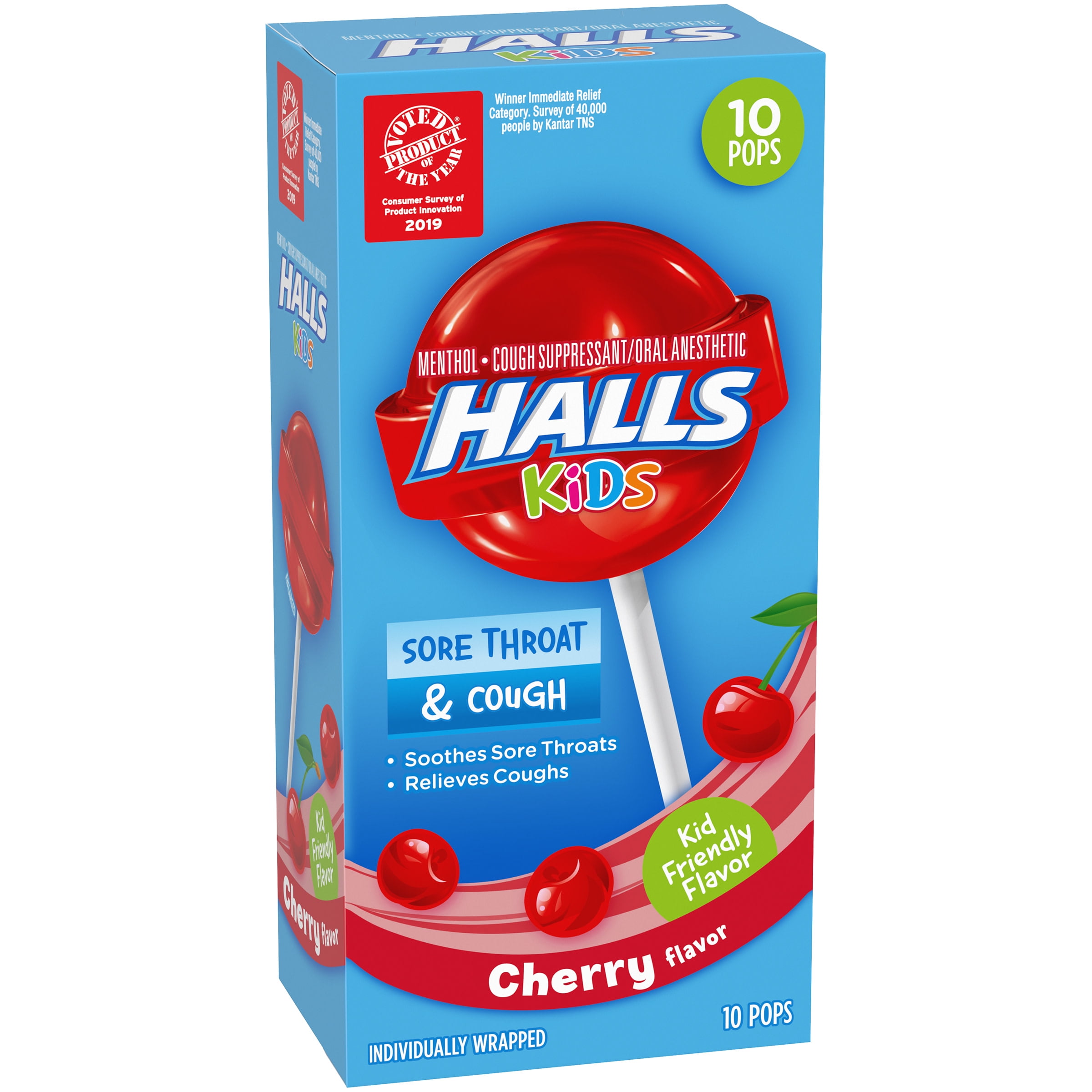 Sore Throat Drops Halls