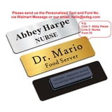 Personalized Acrylic Name Tags with Magnets Engraved Name Badges for ...