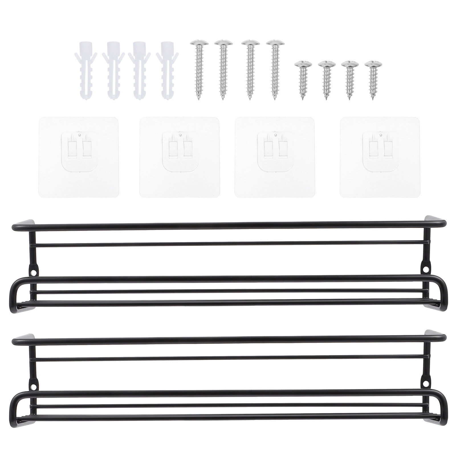 Click here for Har Adhesive 2pcs Wall-Mounted Storage Racks Spice... prices