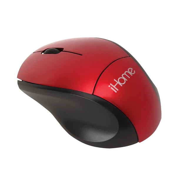 iHome IH-M2000R Wireless Travel Mouse (Red) - Walmart.com