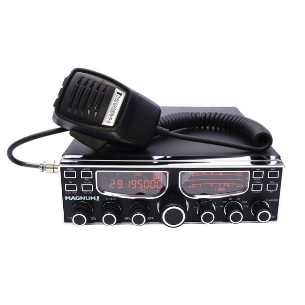 MAGNUM 50 WATT AM/FM/USB/SSB/CW/PA 12 & 10 METER RADIO WITH DIGITAL ...