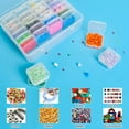 HOXILOB Bead Organizer Box, 28Pcs Plastic Containers with Lids ...