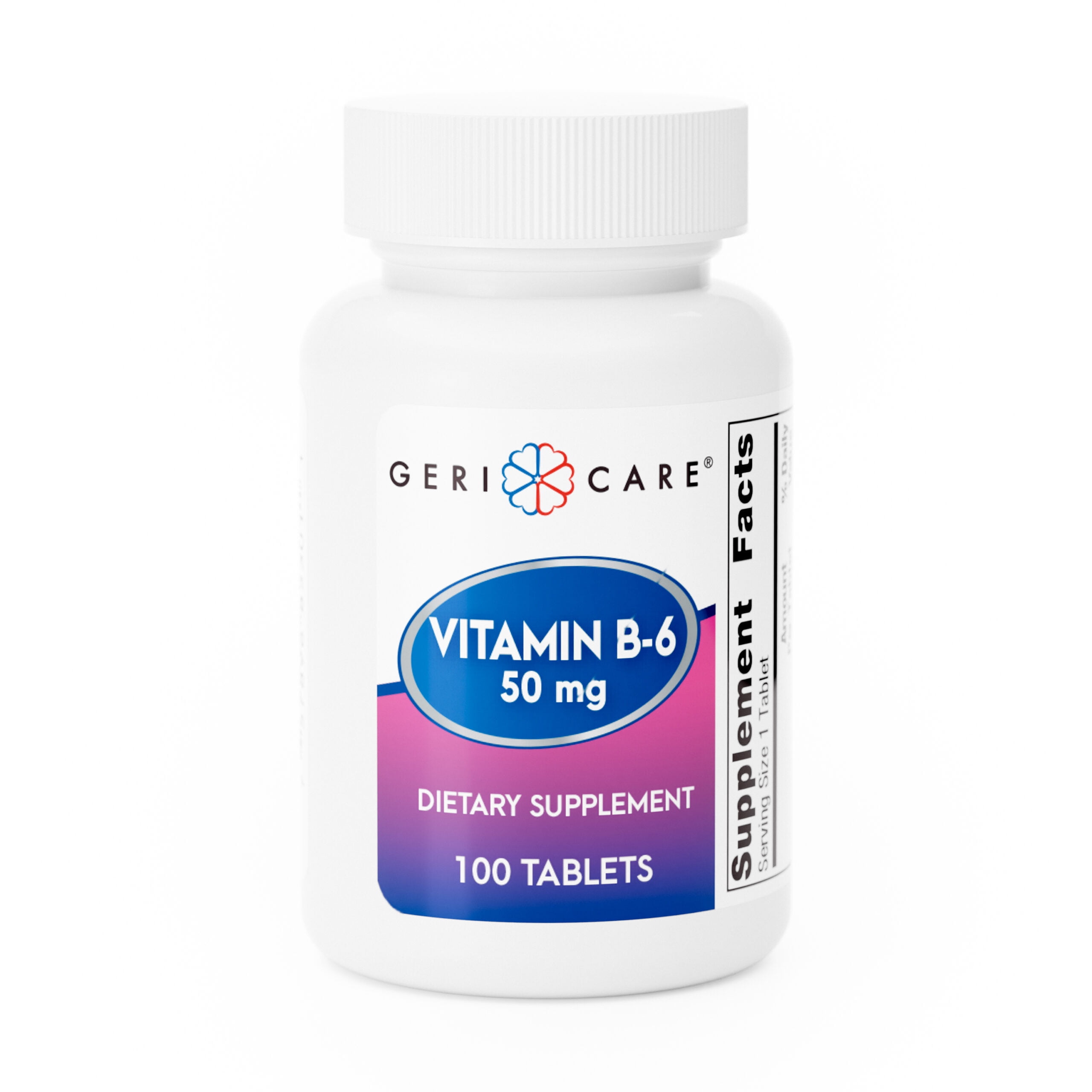 Vitamin Supplement Geri-Care Vitamin B6 50 mg Strength Tablet 100 per ...