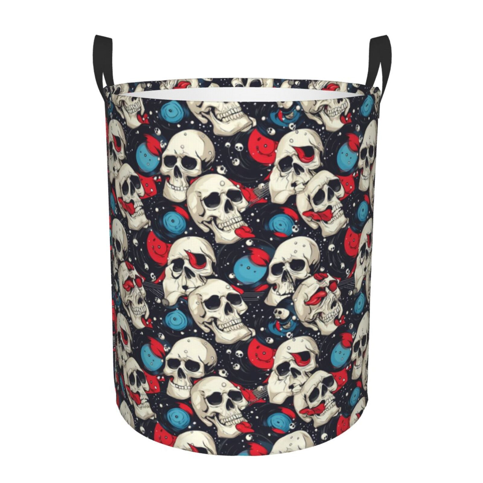 Fotbe rock record Skull artist Cesto de Ropa con Asas, Cesto ...