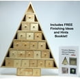 Free Shipping! 20 Inch Tall Christmas Tree Shaped Advent Calendar - Pre ...